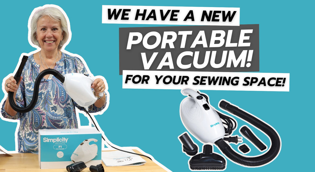 We have a PORTABLE VACUUM For Your Sewing Space! – The Sewing Studio ...