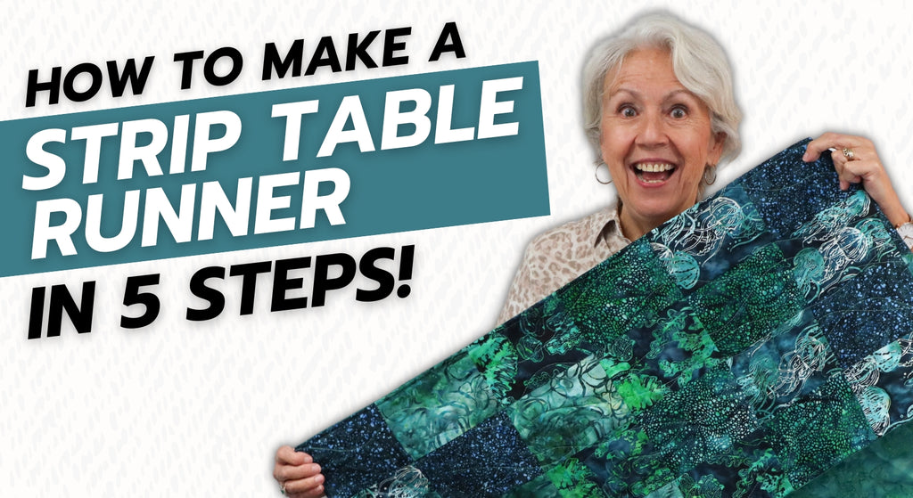 How To Make A Strip Table Runner - In Only 5 Steps! – The Sewing Studio ...
