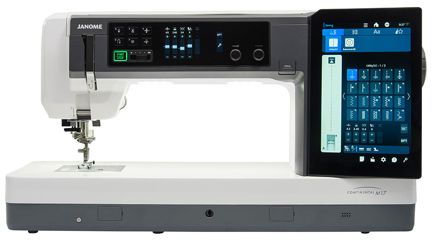 Janome Continental M17 Sewing & Embroidery Machine – The Sewing Studio ...