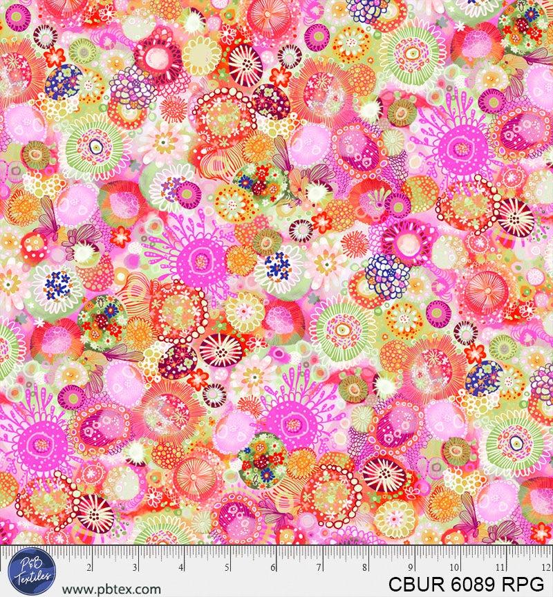 Color Burst-Overlapping Circles 06089-RPG – The Sewing Studio Fabric ...
