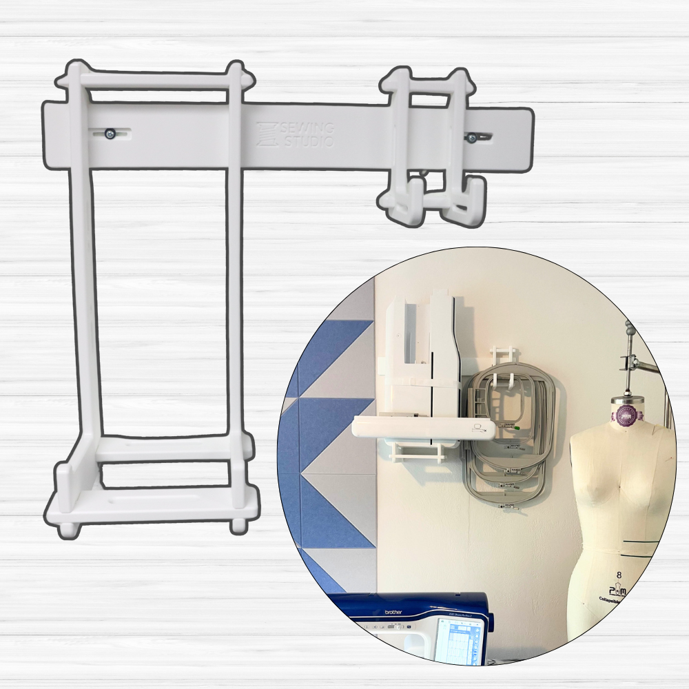 Embroidery Arm and Hoop Wall Mount – The Sewing Studio Fabric Superstore