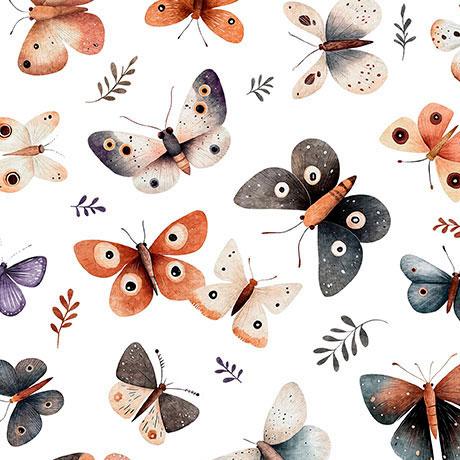 Night Owls-Moths White 2600-31568-Z – The Sewing Studio Fabric Superstore