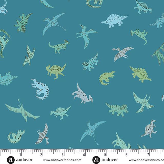 Prehistoric Pals Blue MU-168-B – The Sewing Studio Fabric Superstore