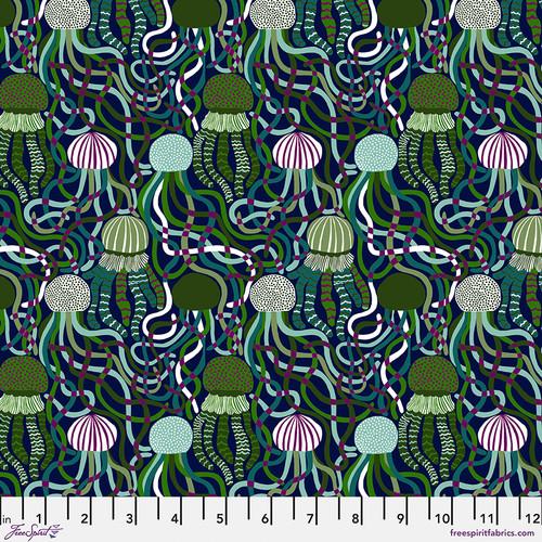Rising Tide-Abyss Green PWMF047.GREEN – The Sewing Studio Fabric Superstore