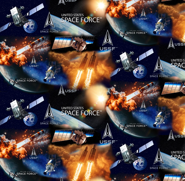 Space Force-Out In Space 10548-USSF – The Sewing Studio Fabric Superstore