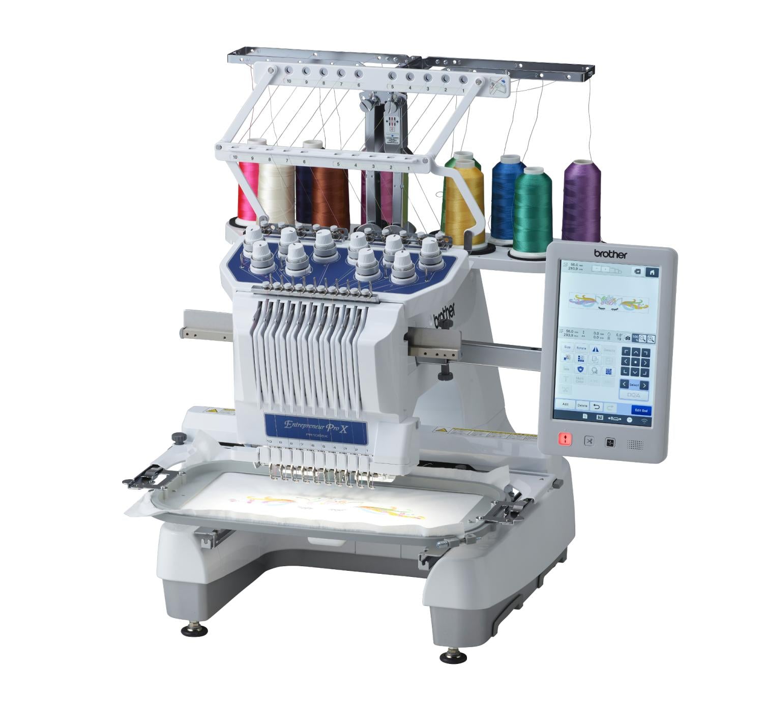 Brother ProX PR1055X Professional 10-Needle Embroidery Machine – The ...