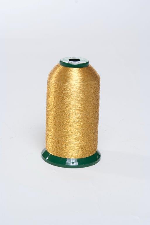 KingStar Metallic Embroidery Thread 40wt 1000m-Gold MG-2 – The Sewing ...
